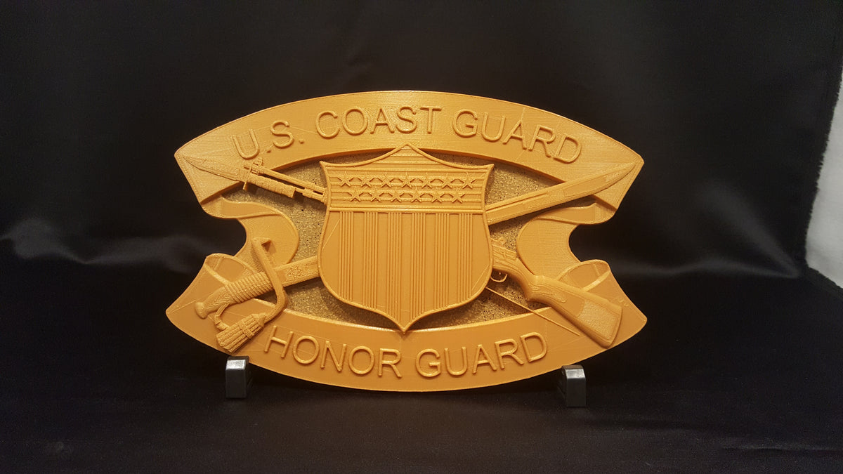 3D USCG Honor Guard Badge – Split Coast Creations