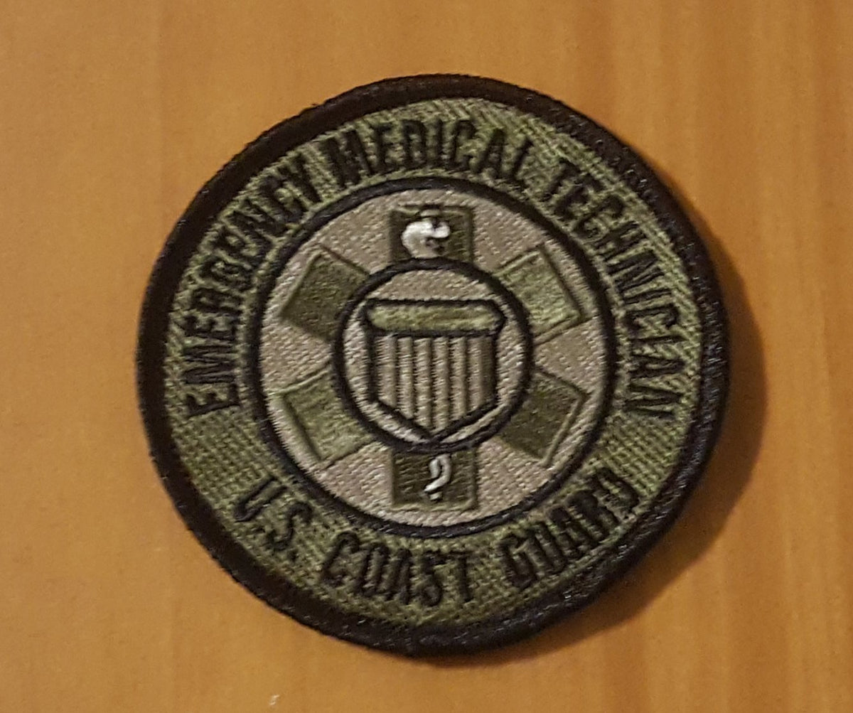 USCG Emergency Medical Technician Patch – Split Coast Creations