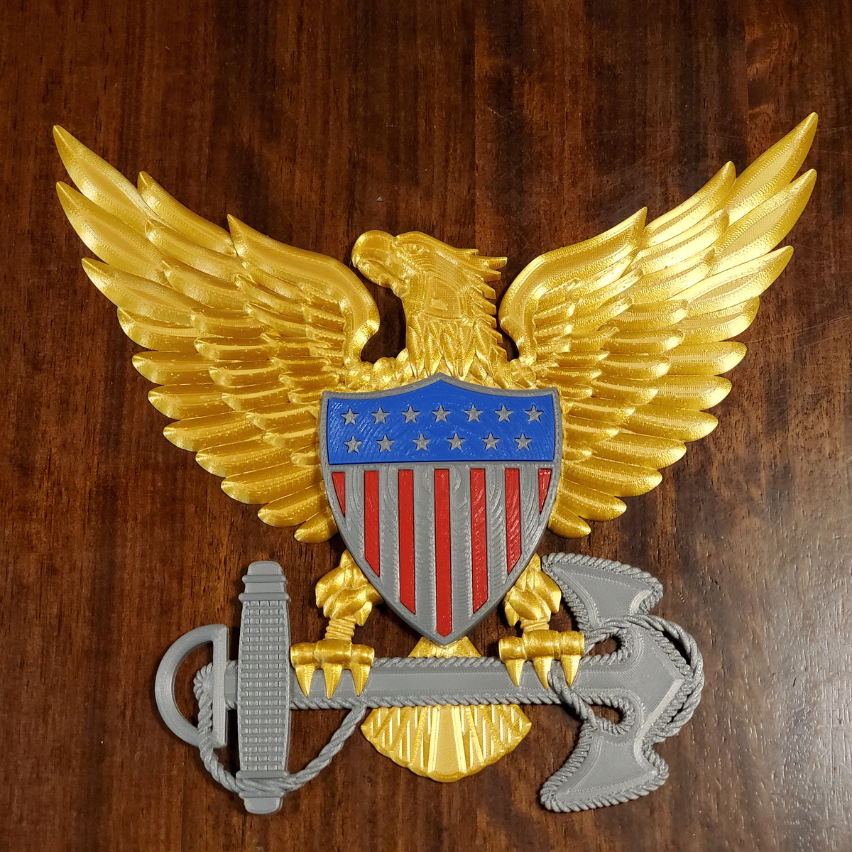 3D USCG Officer Eagle America Edition – Split Coast Creations