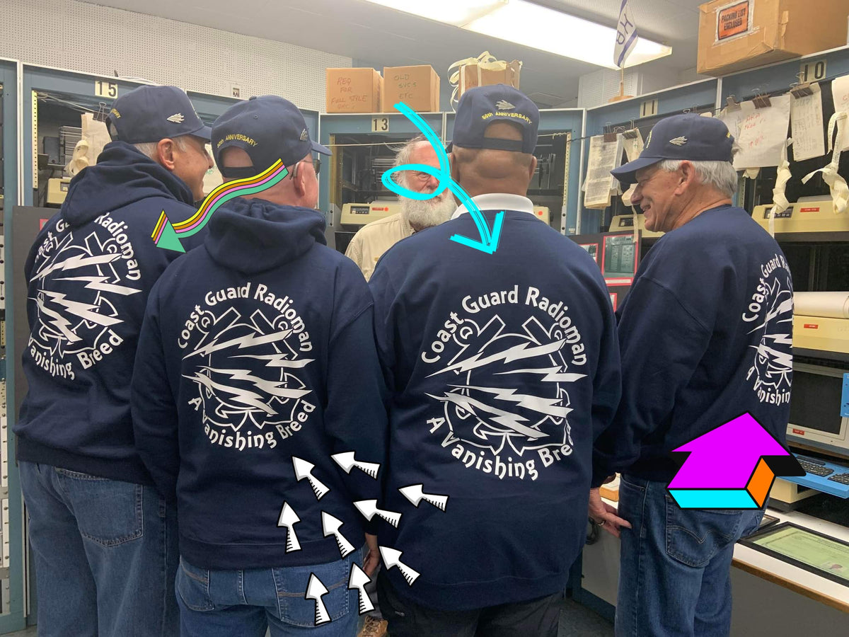 Coast Guard Radioman Shirt – Split Coast Creations