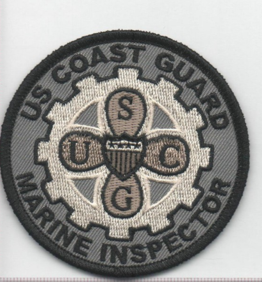 USCG Marine Inspector Patch – Split Coast Creations