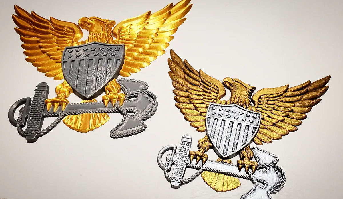 3D USCG Officer Eagle – Split Coast Creations