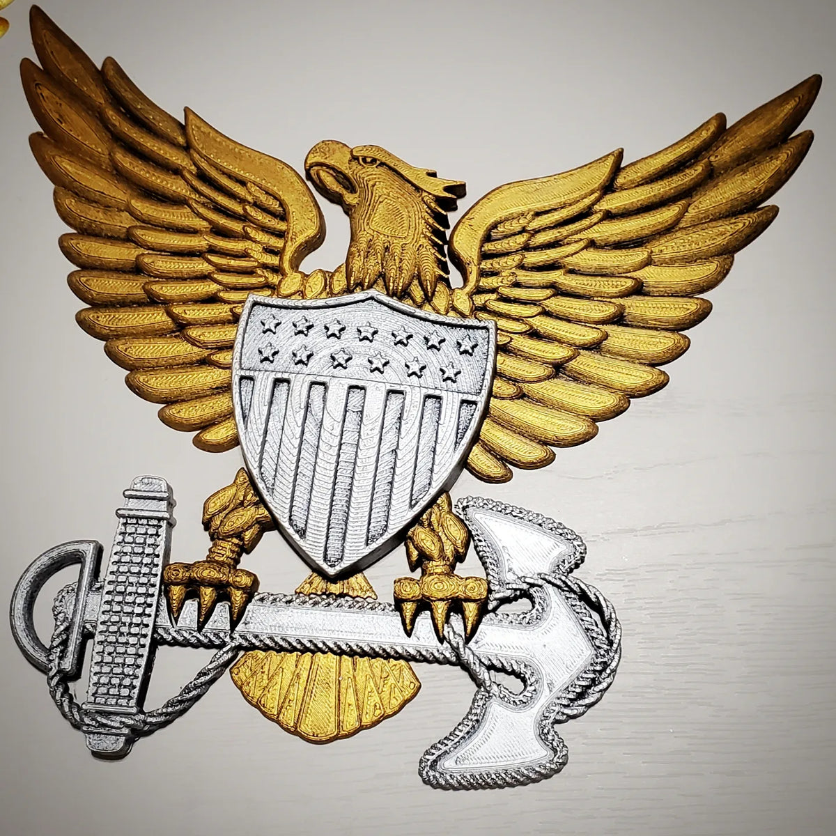 3D USCG Officer Eagle – Split Coast Creations