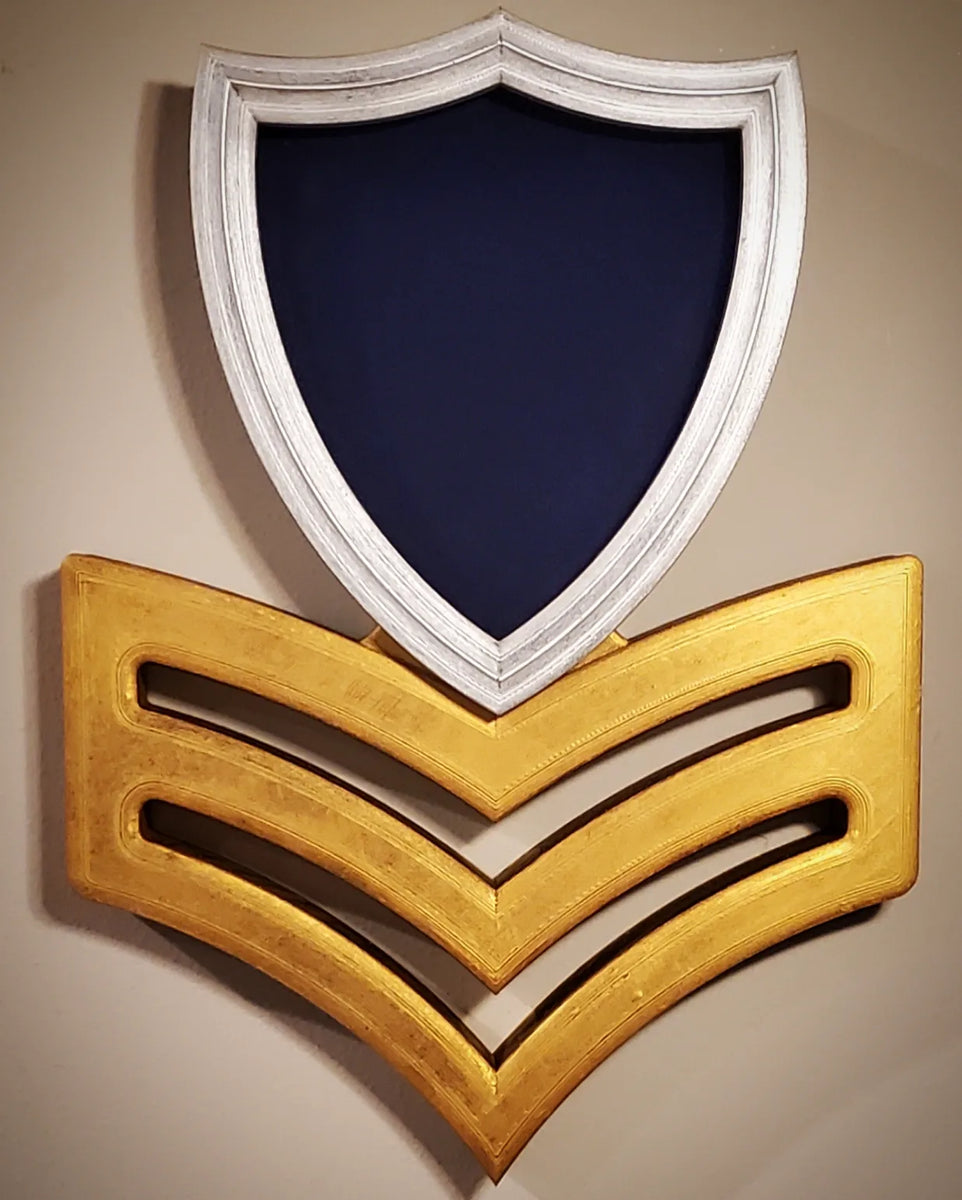 USCG First Class Shadow Box – Split Coast Creations