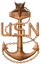 3D USN Senior Chief Petty Officer SCPO Anchor – Split Coast Creations